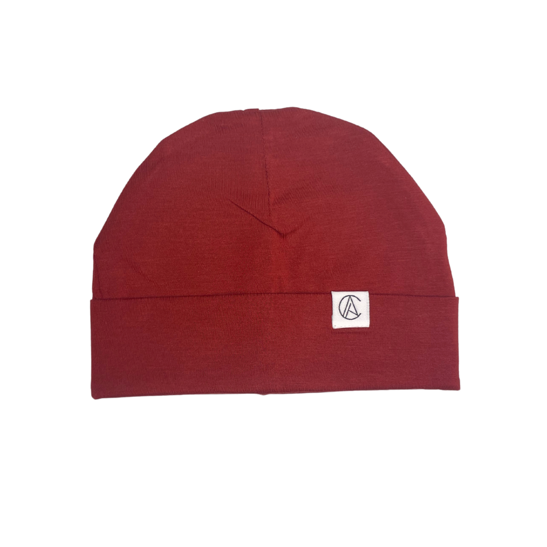 Satin Lined Jersey Beanie Auburn Aarin And Co